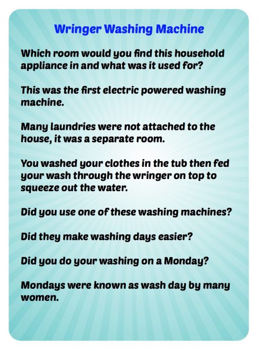 Treasures Of The Past - Activity Cards For Seniors