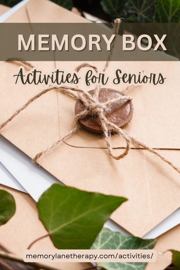 Memory Lane Therapy Arts and crafts for seniors