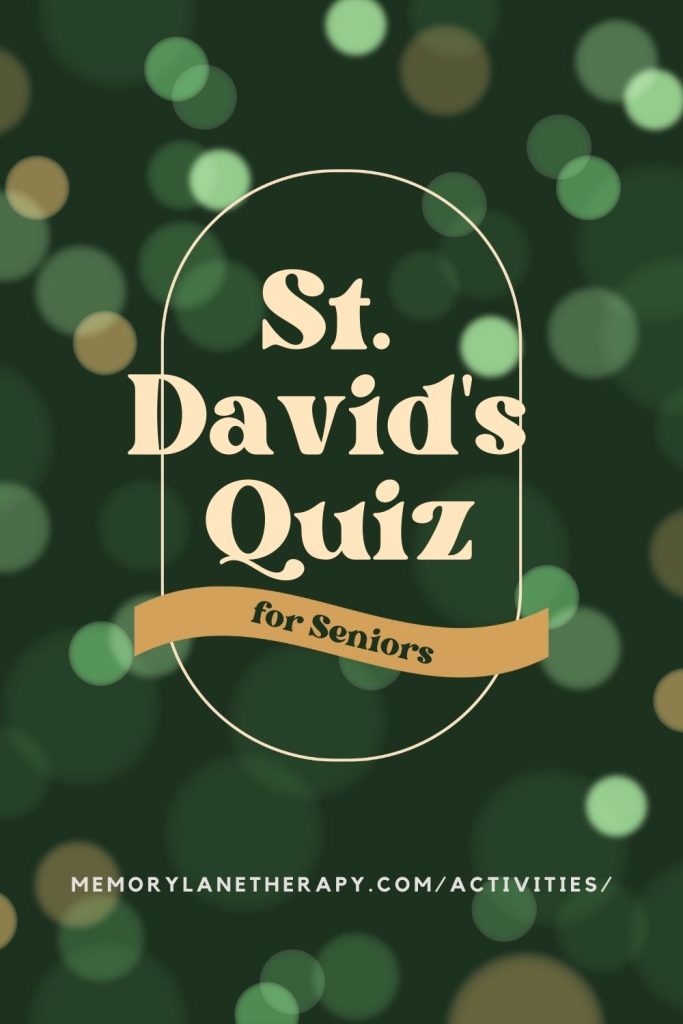Quizzes for Seniors - Page 7 of 9 - Memory Lane Therapy