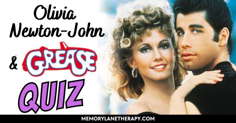 Olivia Newton-John Grease Quiz Movie for Seniors