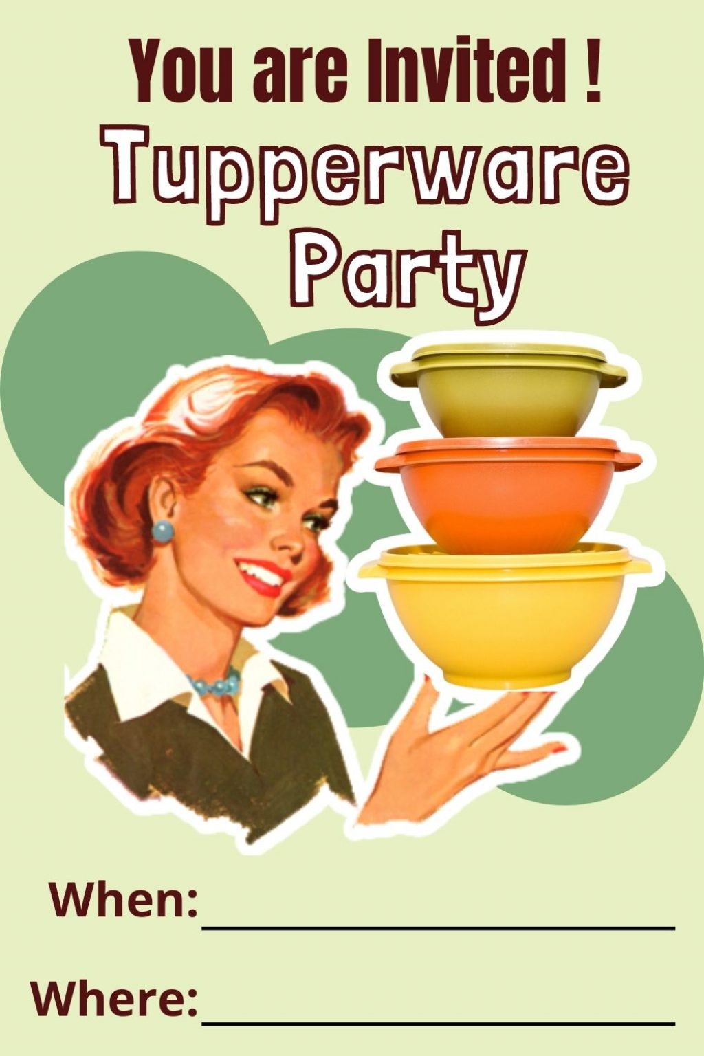 Tupperware Party Activity for Seniors