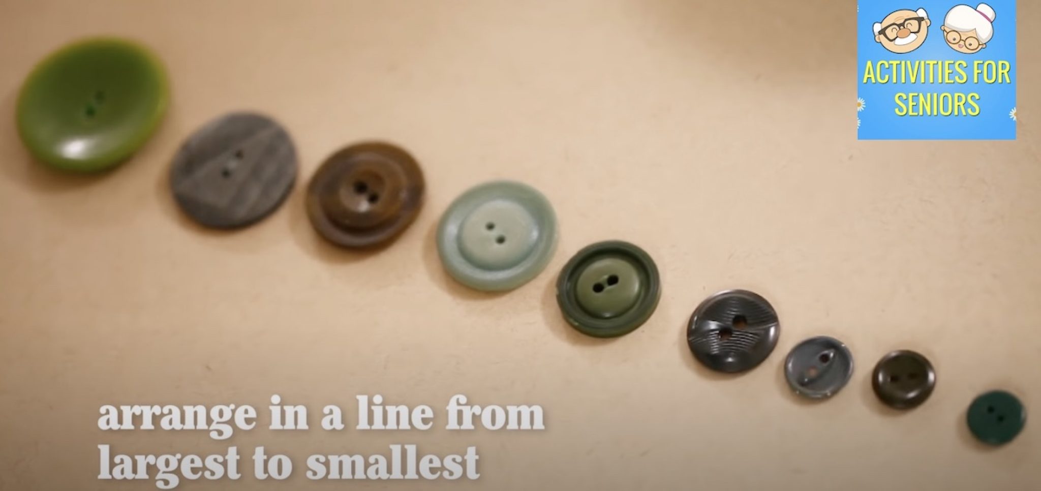 Button Christmas Tree Ornaments Craft Activity for Seniors