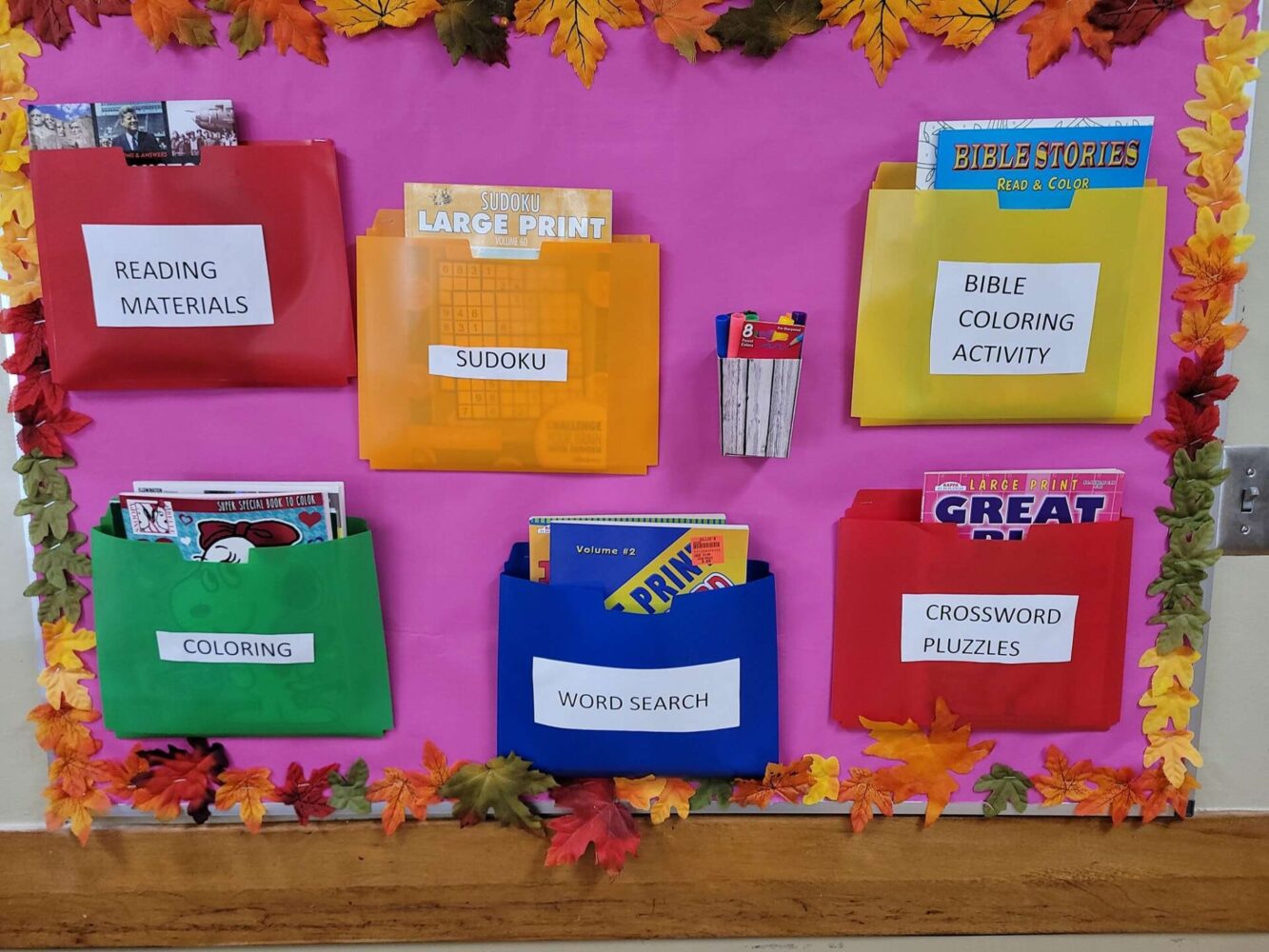 Busy Board: Activities for Seniors