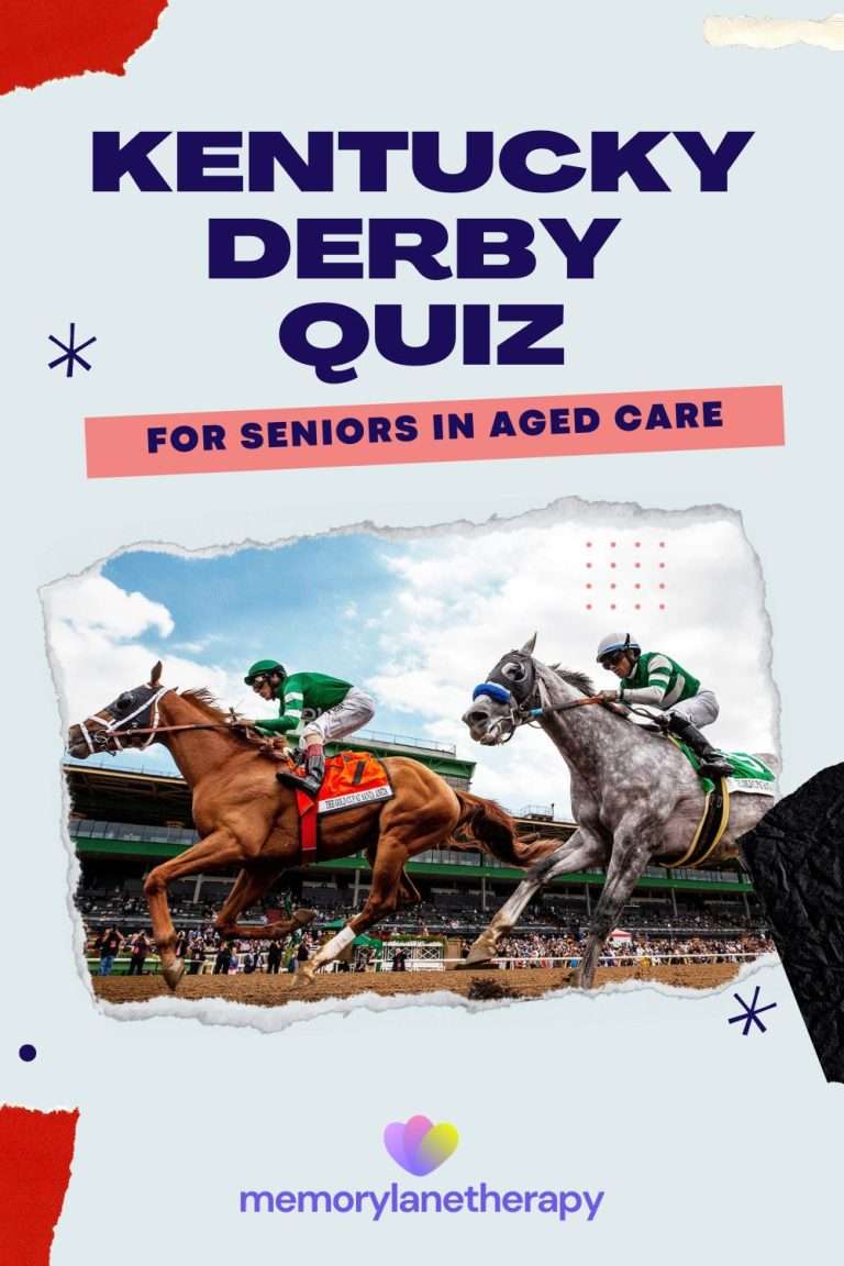 Kentucky Derby (US) Activities for Aged Care