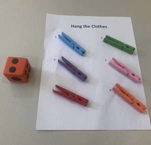 Coloured Clothes Peg Games Activity for Seniors - Memory Lane Therapy