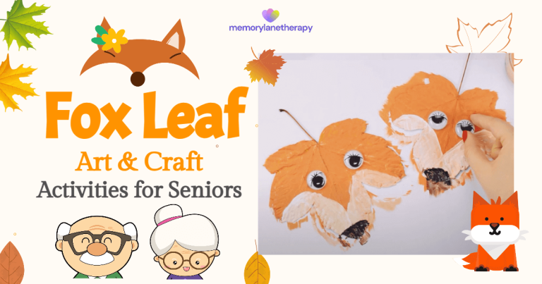 Fox Leaf Art and Craft Activity for Seniors