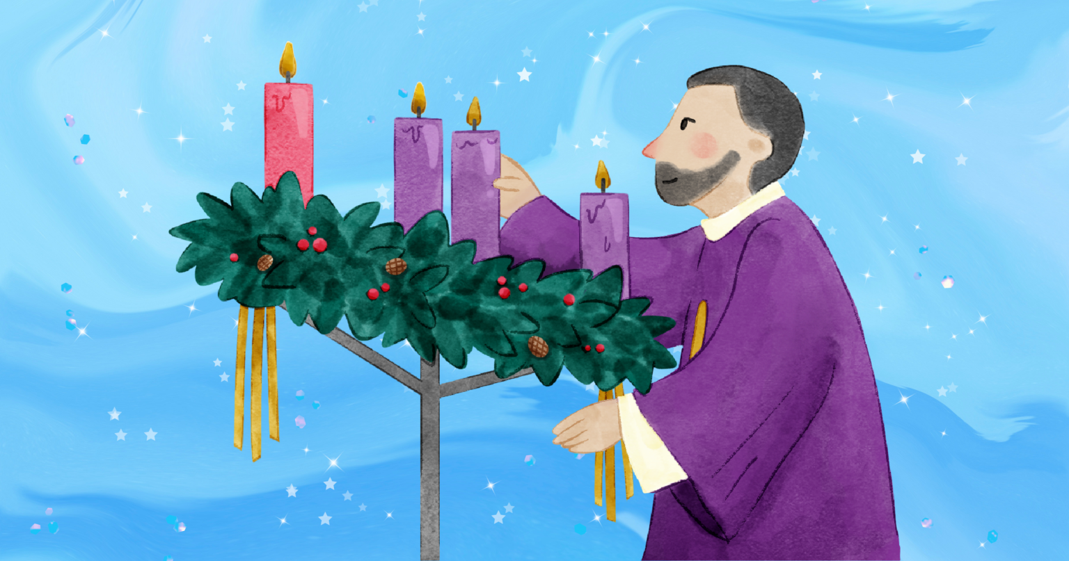 Advent Wreath Craft Activity for Seniors - Memory Lane Therapy