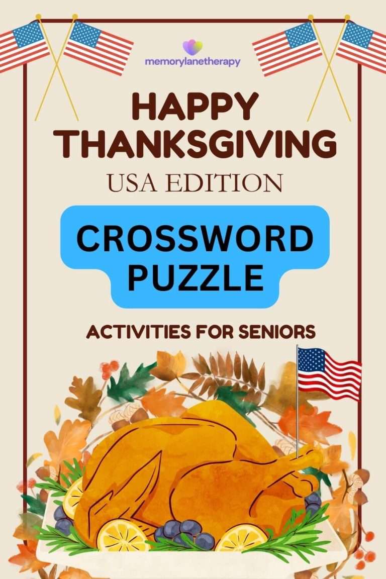 Crosswords - Memory Lane Therapy