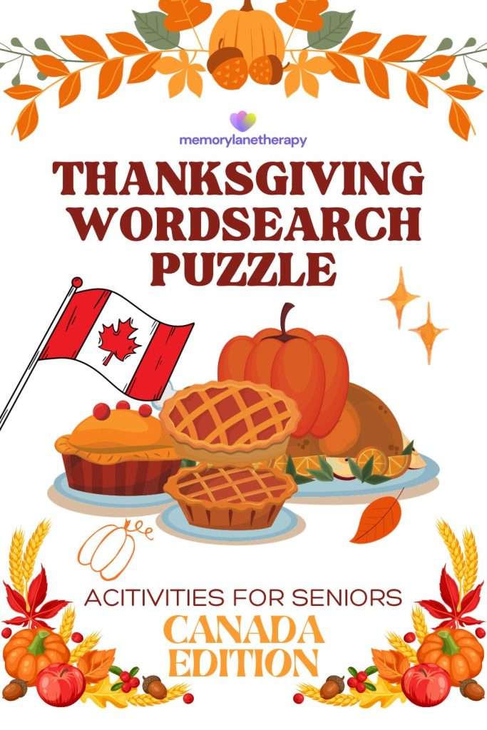 Thanksgiving Canada Activities for Seniors | Memory Lane Therapy