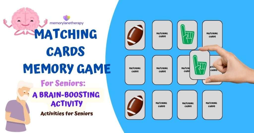 Matching Cards Memory Game for Seniors - Memory Lane Therapy