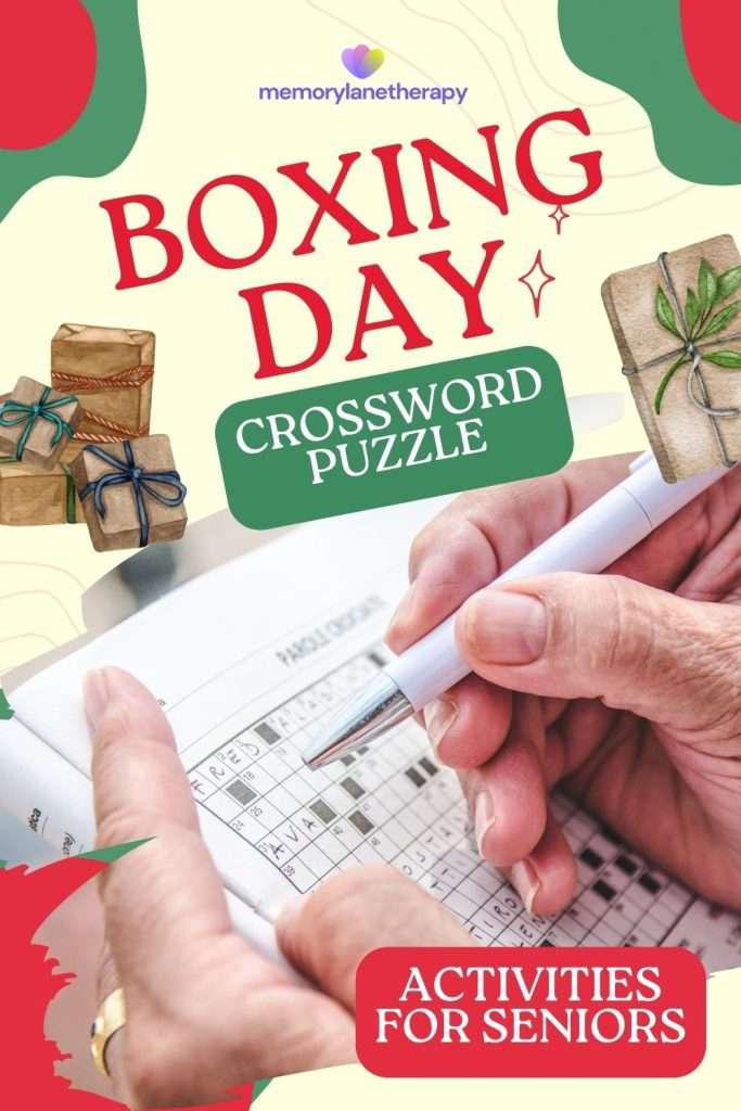 Crosswords - Memory Lane Therapy