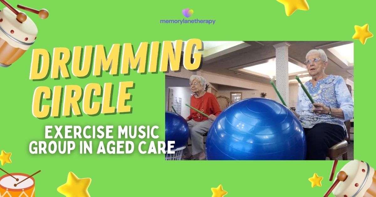 Drumming Circle Exercise for Seniors in Aged Care