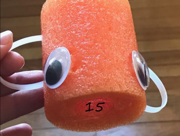 Pool Noodle Fishing Game Activity for Seniors