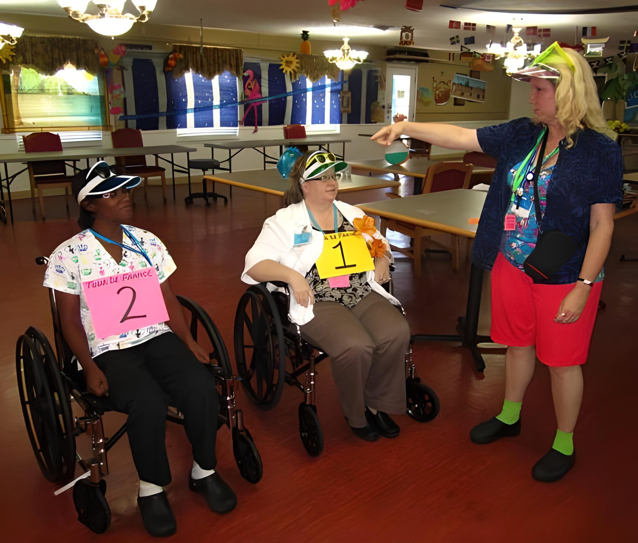Wheelchair Race Activity for Seniors - Memory Lane Therapy