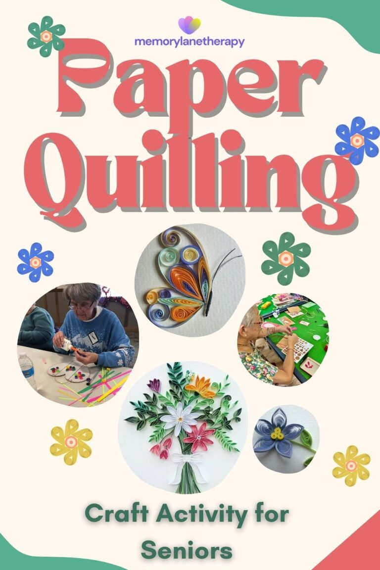 Arts and crafts for seniors - Memory Lane Therapy