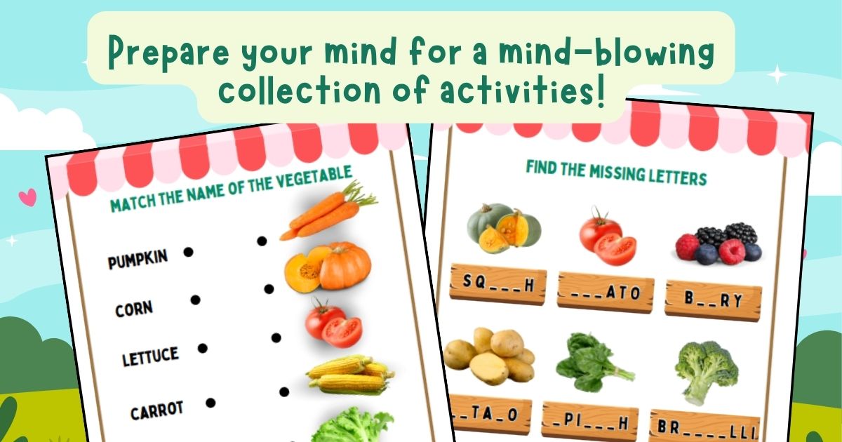 Vegetable Garden Activity Book for Seniors - Memory Lane Therapy