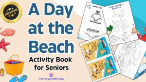 A Day at the Beach Activity Book for Seniors - Memory Lane Therapy