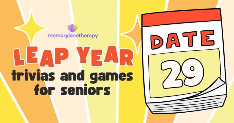 Leap Year Trivia & Games for Seniors - Memory Lane Therapy