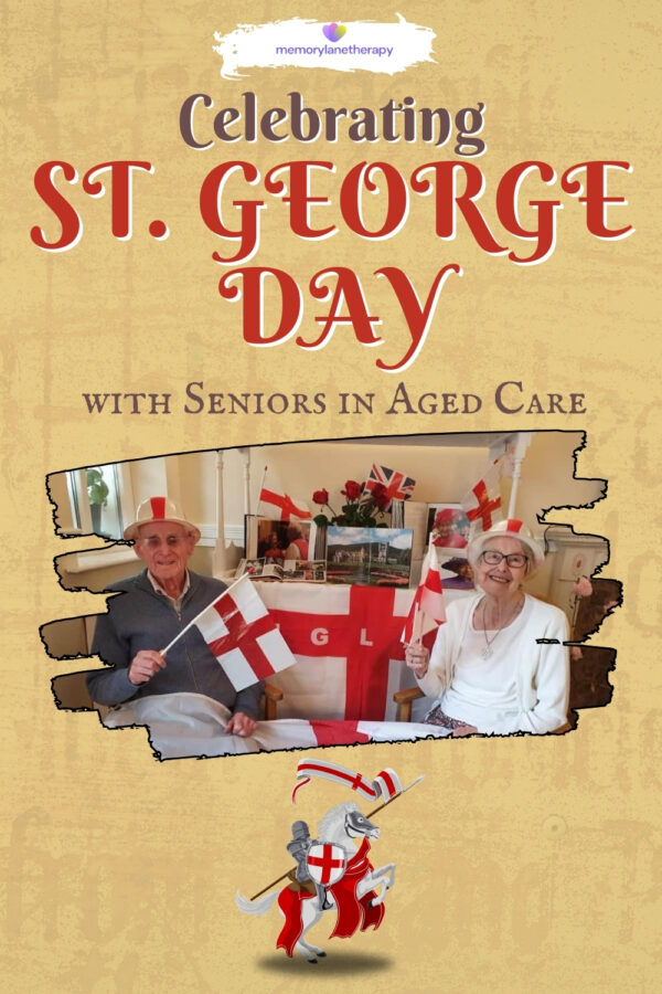 St George's Day Calendar Activities for Aged Care