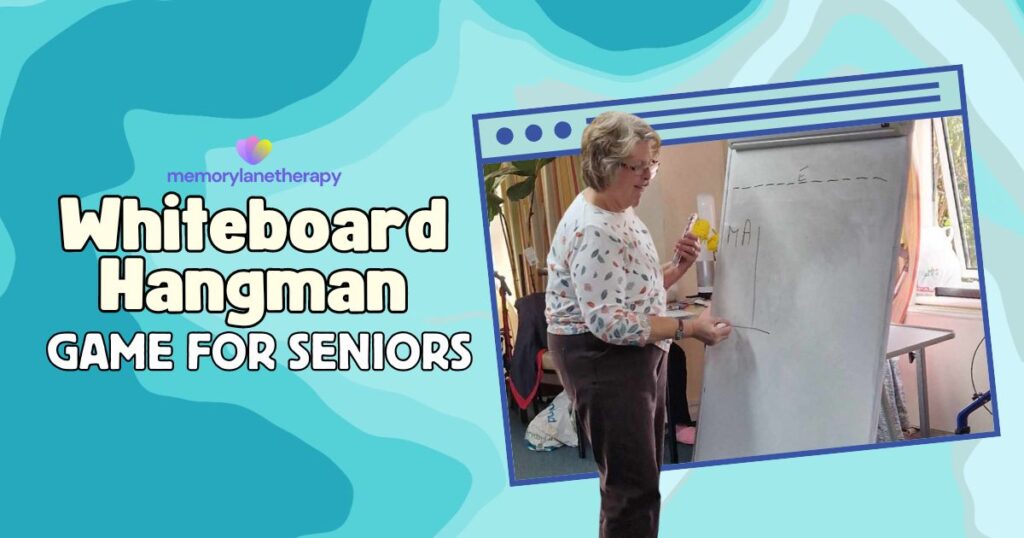 Whiteboard Hangman Game for Seniors