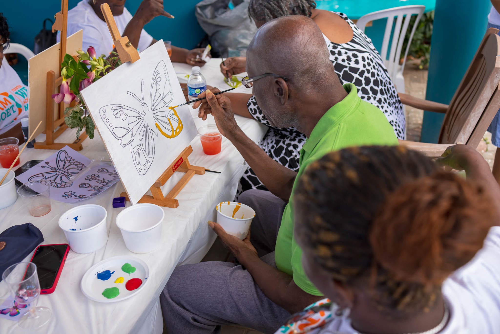 How to Host a Sip & Paint Activity for Seniors