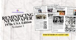 Reminiscing Newspaper 1970s USA Edition Volume 1