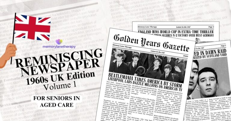 Reminiscing Newspaper 1960s UK Edition Volume 1