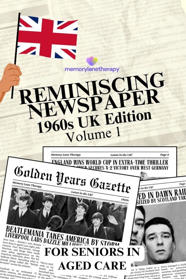 Reminiscing Newspapers - Memory Lane Therapy