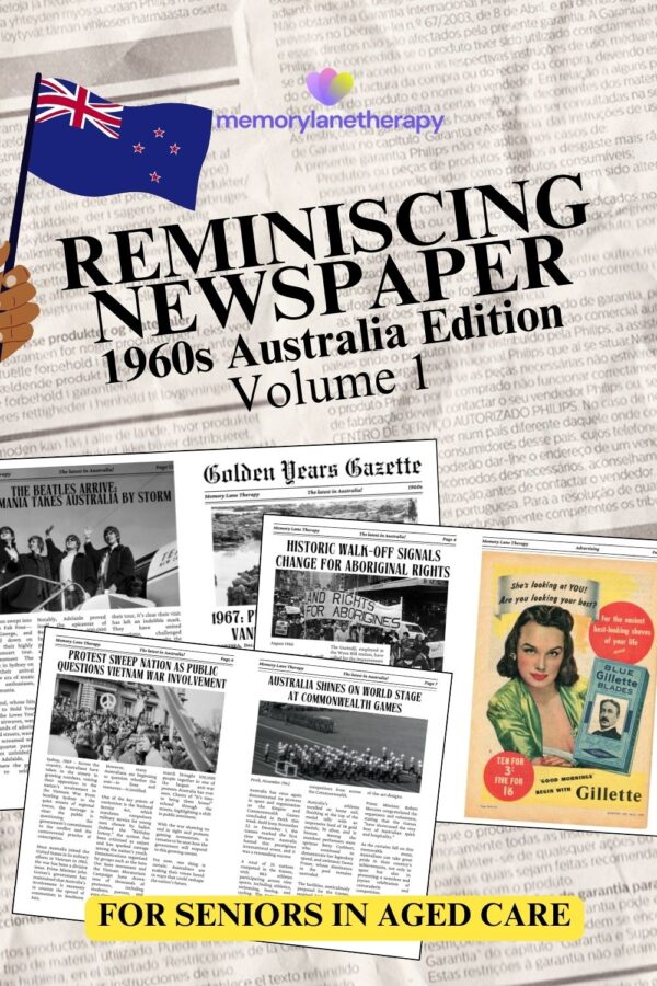 Reminiscing Newspapers - Memory Lane Therapy