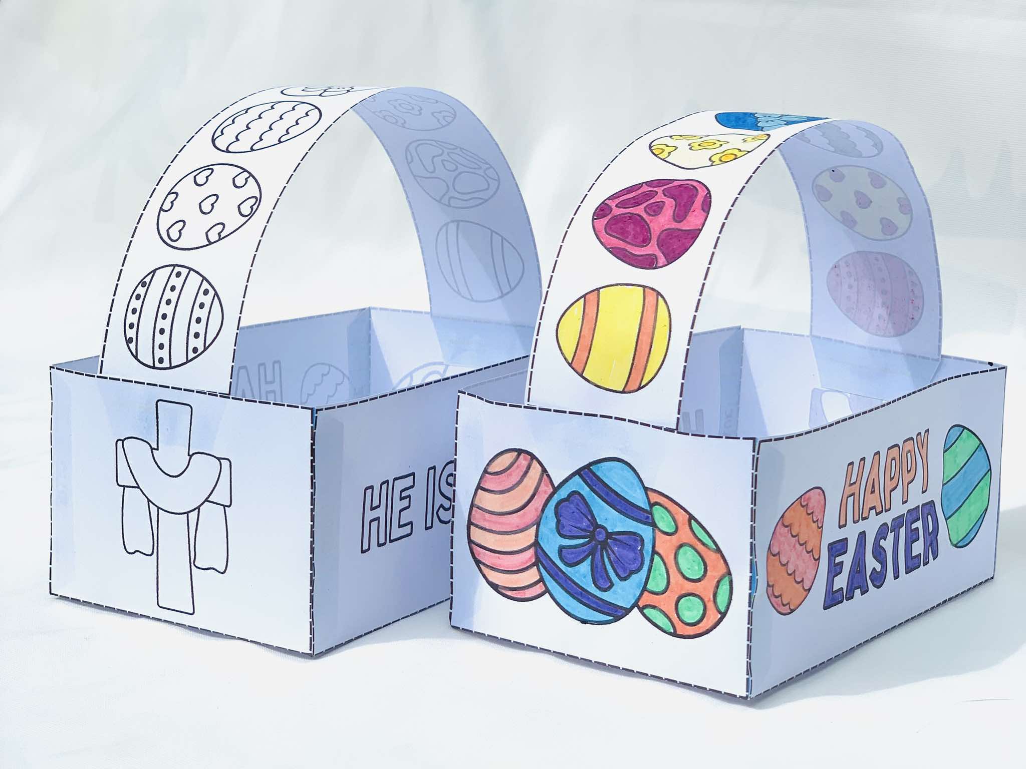DIY Easter Basket Activity for Seniors in Aged Care - Memory Lane Therapy