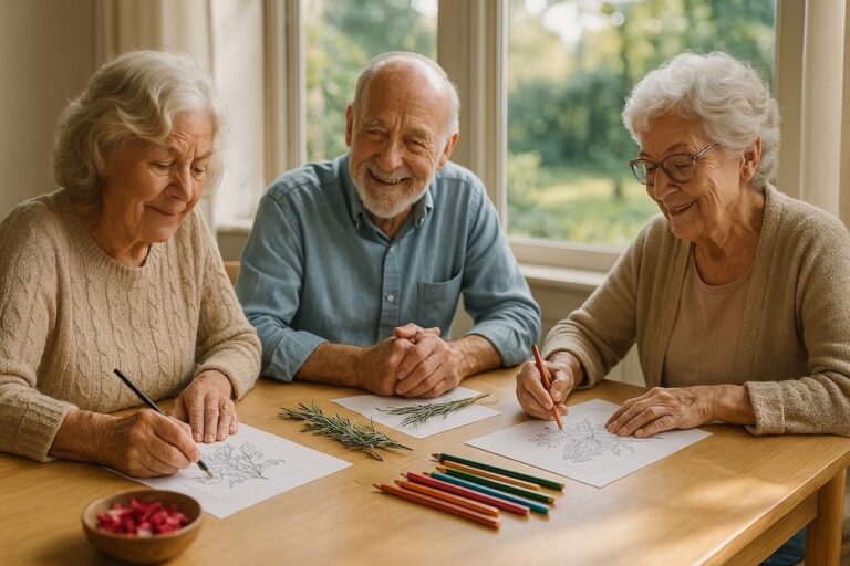 Earth Day Color in Book for Seniors - Memory Lane Therapy