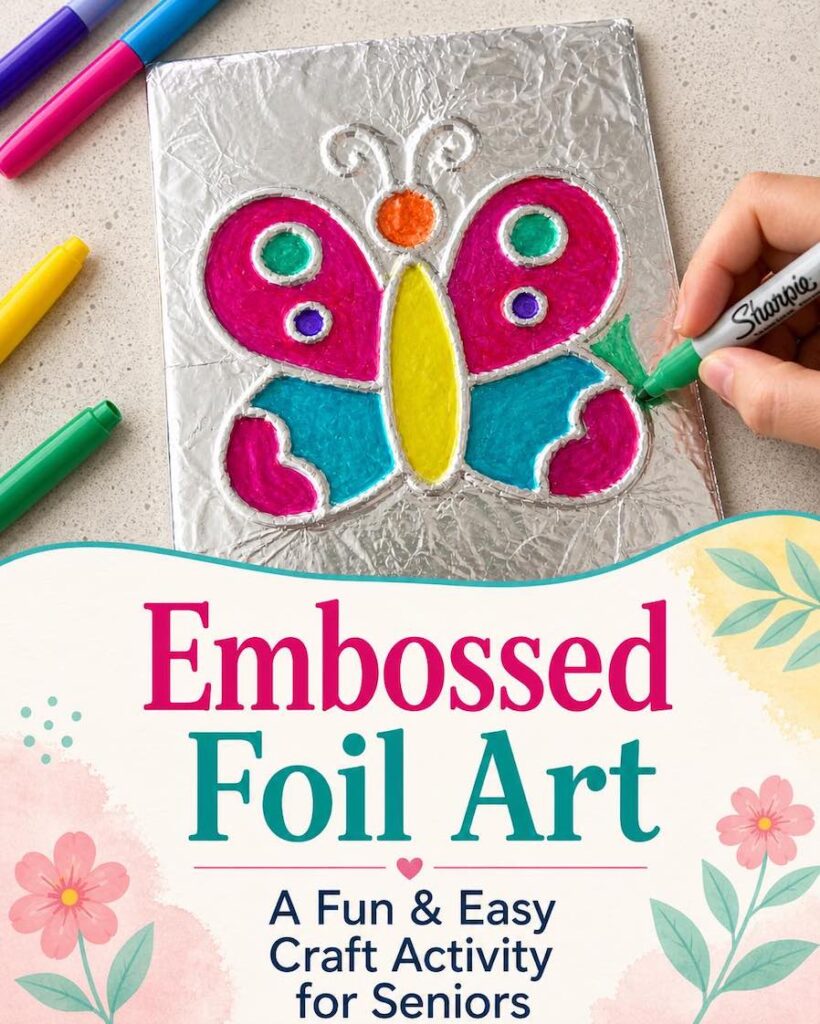 Straw Painting for Seniors: Easy Flower Bouquet Craft - Memory Lane Therapy